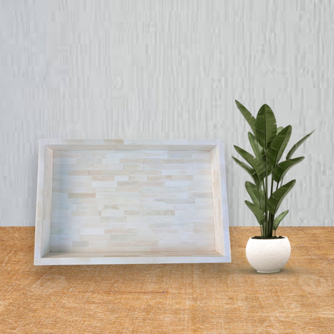 Bone Inlay Serving Tray for Home and Office - Etsy
