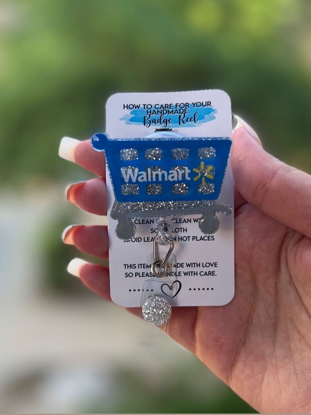 Wal-mart Inspired Badge Reel - Etsy