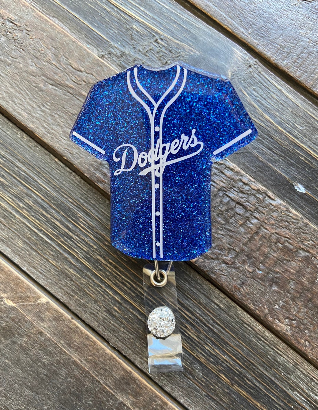 Dodgers Badge Reel - Etsy