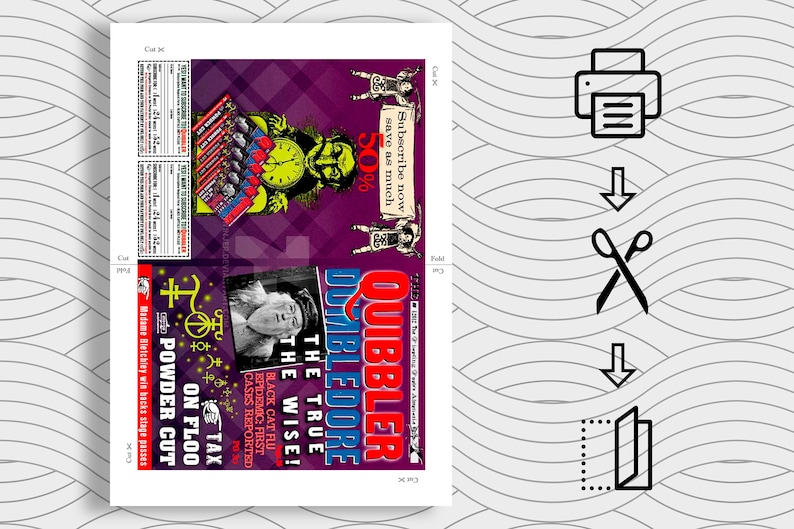 The Quibbler Printable Card Instant Download Digital Card Gift for ...