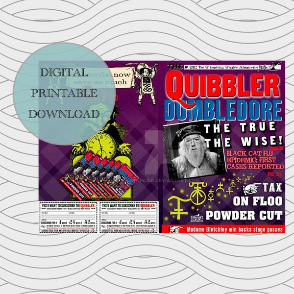 Quibbler Printable - Etsy