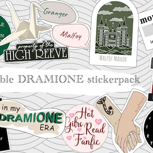 Dramione Stickers Printable Manacled Fanfic Dramione Digital Stickers ...