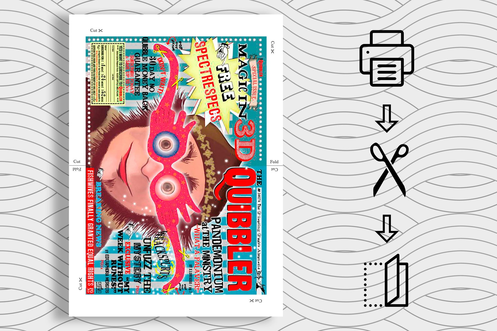 The Quibbler Card Printable Card Digital Card Gift for Friend - Etsy