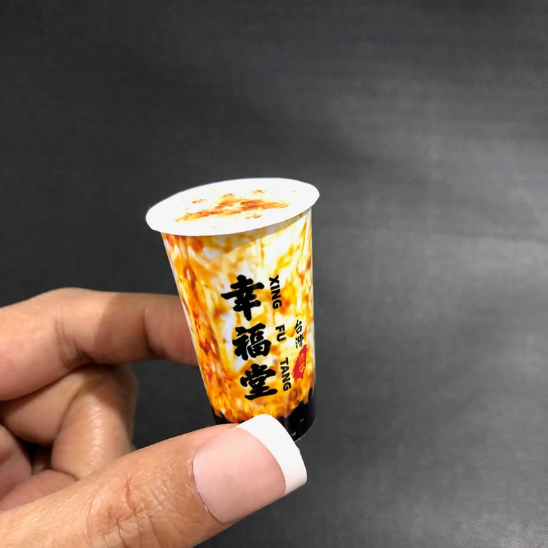 Miniature Bubble Tea Fridge Magnet - Etsy