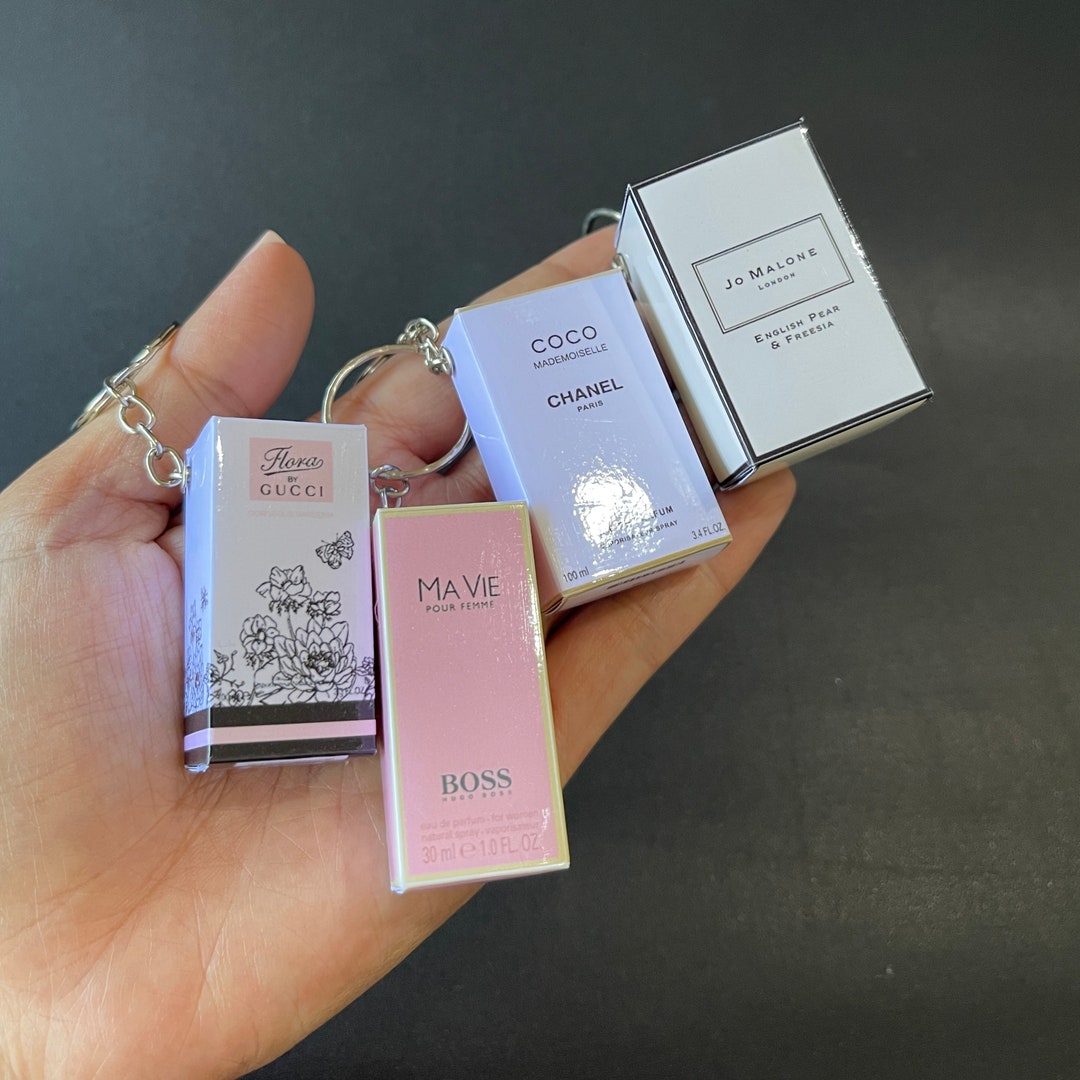Perfume Box Miniature Key Chain - Etsy