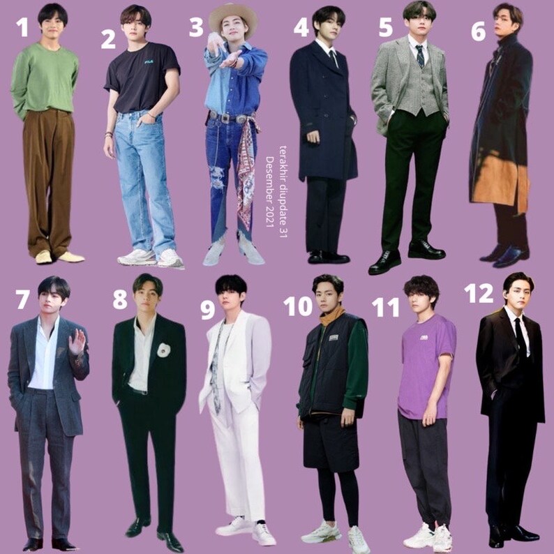 Real Size BTS Standing Figure impraboard - Etsy