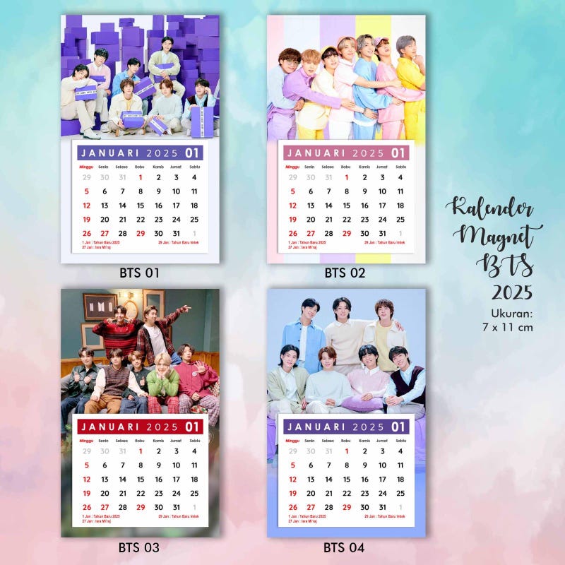 Mini Calendar - Etsy