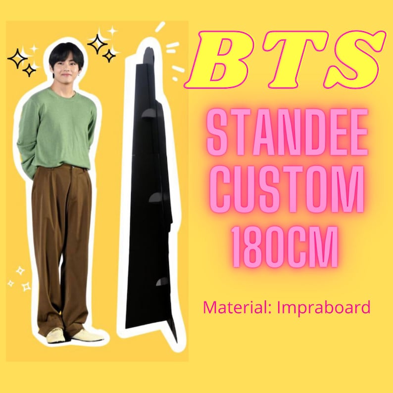 Real Size B.T.S Standing Figure (impraboard) - Etsy