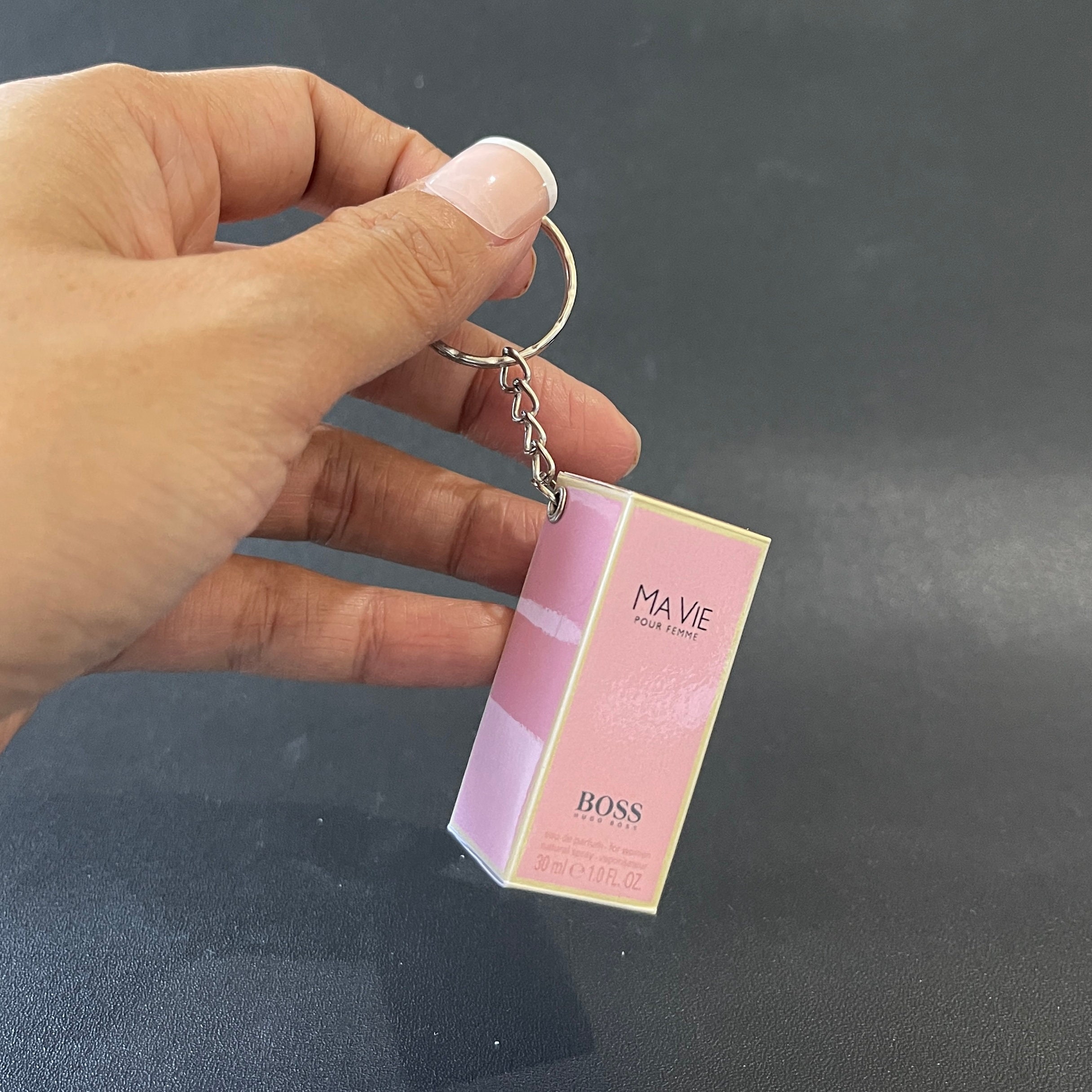 Perfume Box Miniature Key Chain - Etsy