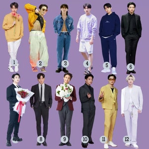 Real Size B.T.S Standing Figure (impraboard) - Etsy