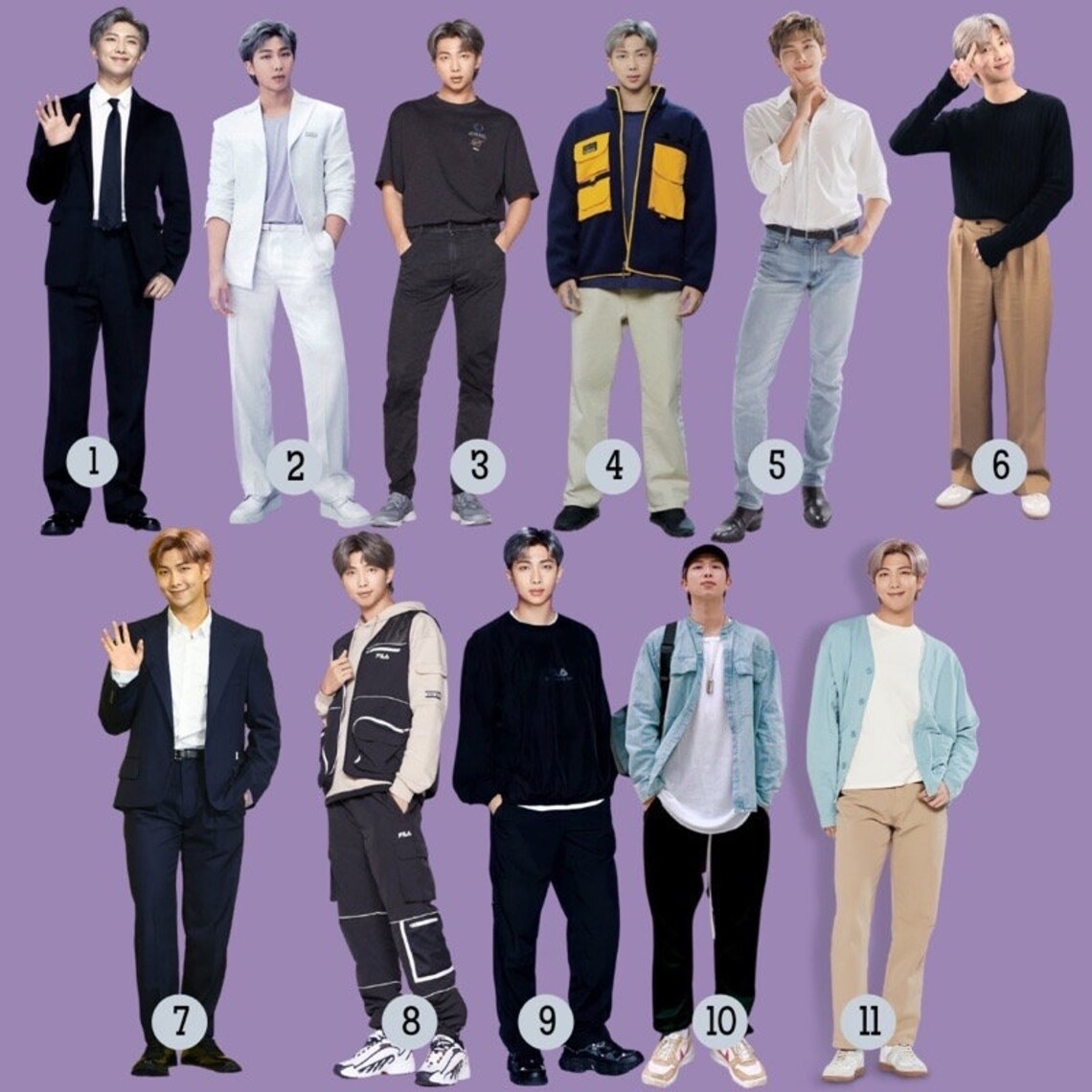 Real Size BTS Standing Figure impraboard - Etsy