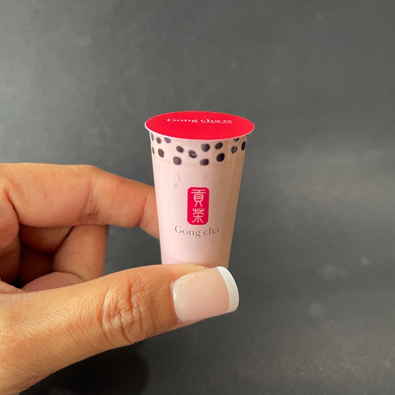 Miniature Bubble Tea Fridge Magnet - Etsy
