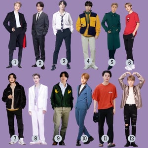 Real Size BTS Standing Figure impraboard - Etsy