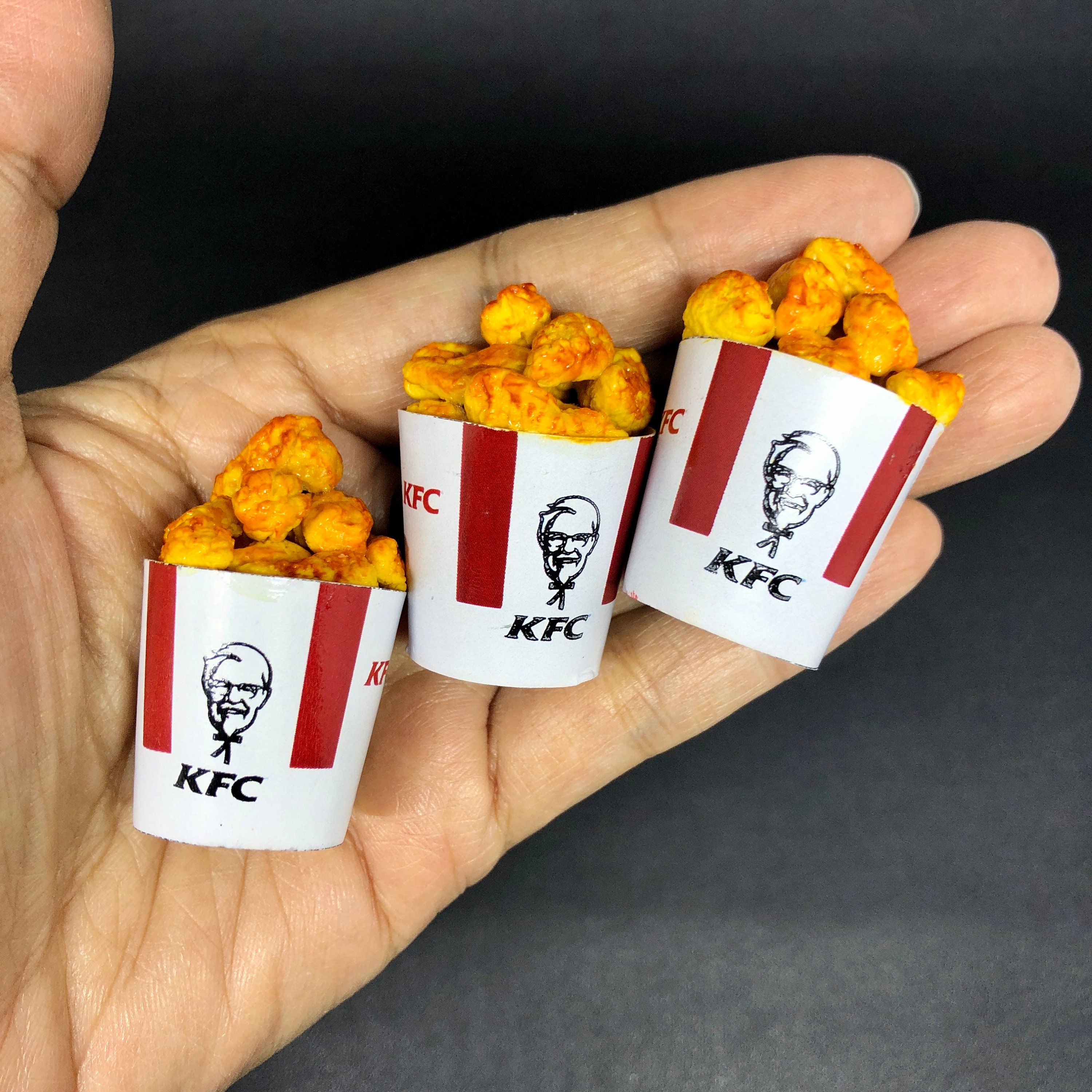 Miniature Dollhouse KFC Bucket Magnet - Etsy