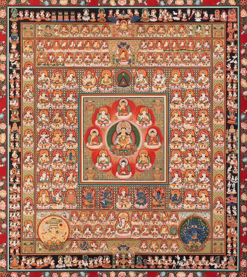 High Quality Garbha Mandala Womb Realm Print Buddhist - Etsy