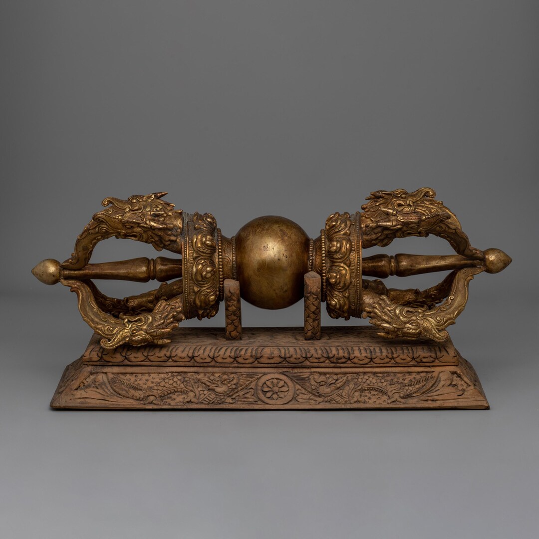 Handcrafted Vajra Buddhist With Stand | Sacred Symbol of Spiritual ...