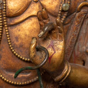 Manjushri Carved Hand Made Metal Thanka | Buddhist Art | Religious ...