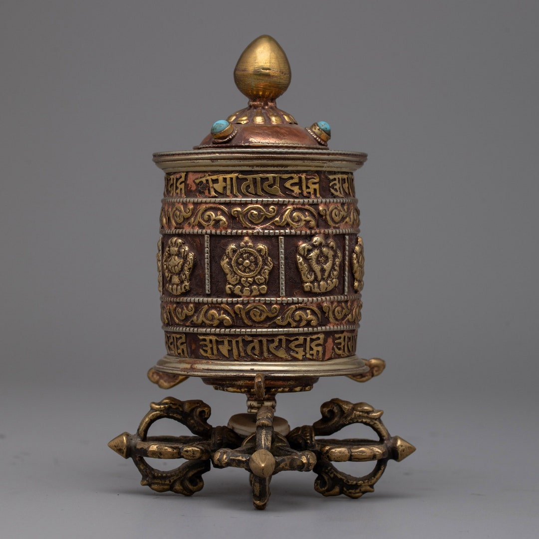 Handcrafted Spinning Prayer Wheel Perfect for Daily Devotions ...