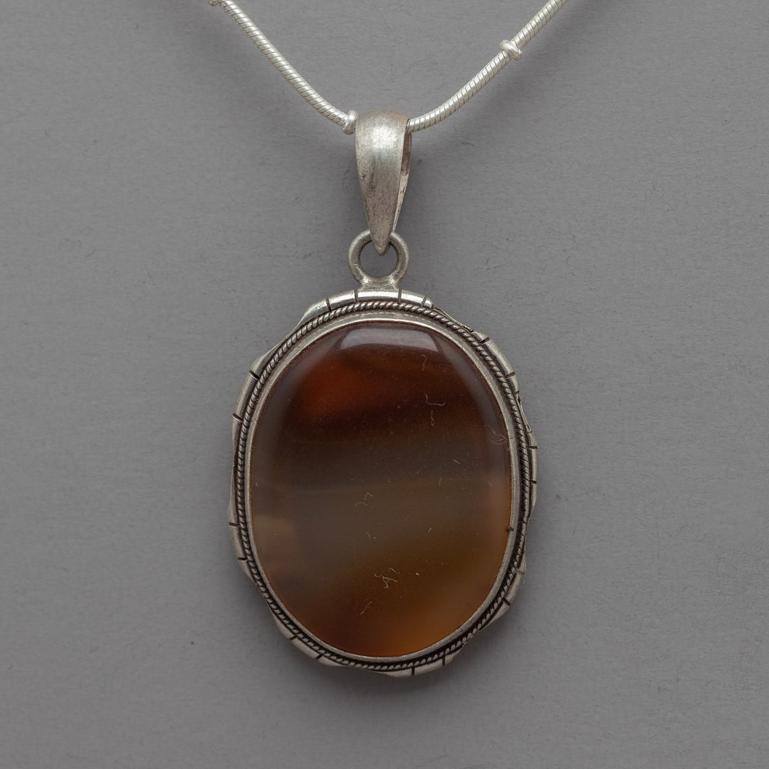 Jewelry Statement Jasper Locket Pendant | Beauty for Serene Reflection ...