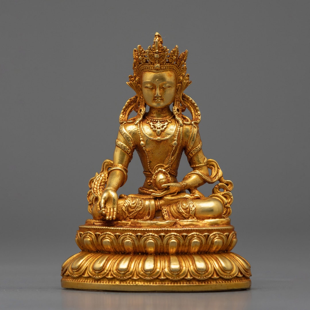Tibetan Kshitigarbha Bodhisattva Statue | One of the Four Principal ...