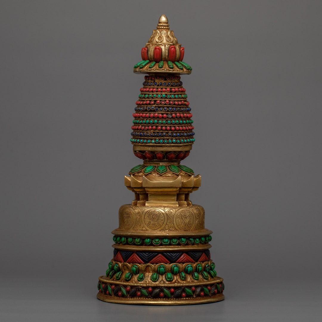 Sacred Buddhist Stupa: Handmade With Precision and Spiritual ...