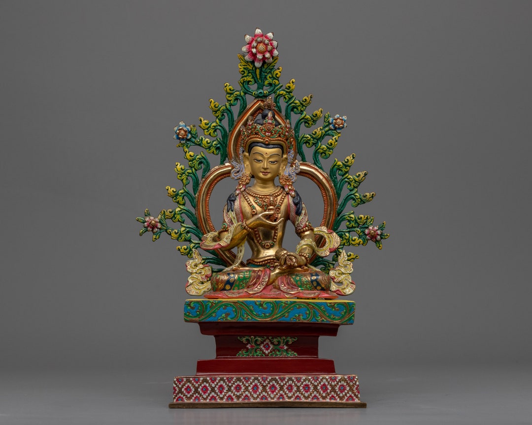 Himalayan Style Gold-gilded Statue for Vajrasattva Mantra Practice ...