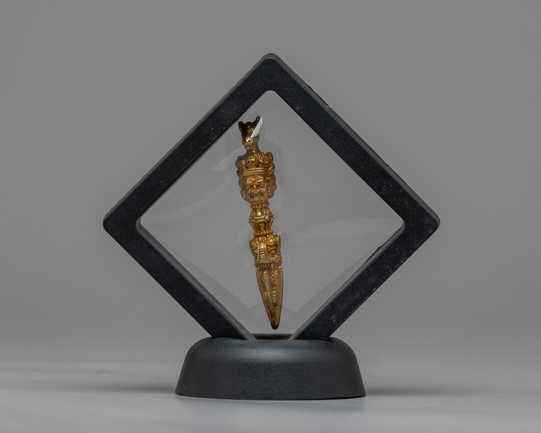 Ritual Dagger With Frame | Tibetan Phurba | Gift for Her | Tibetan ...