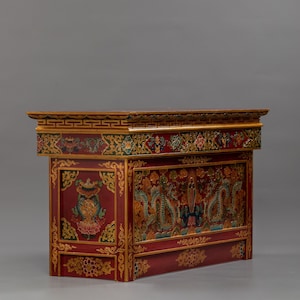 Tibetan Folding Table to Elevate Your Spiritual Space | Decorative ...