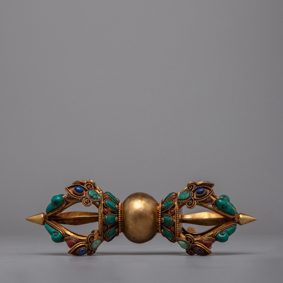 Tibetan Buddhist Dorje Vajra Ritual Vajra Dorje Altar Decor Buddhist ...