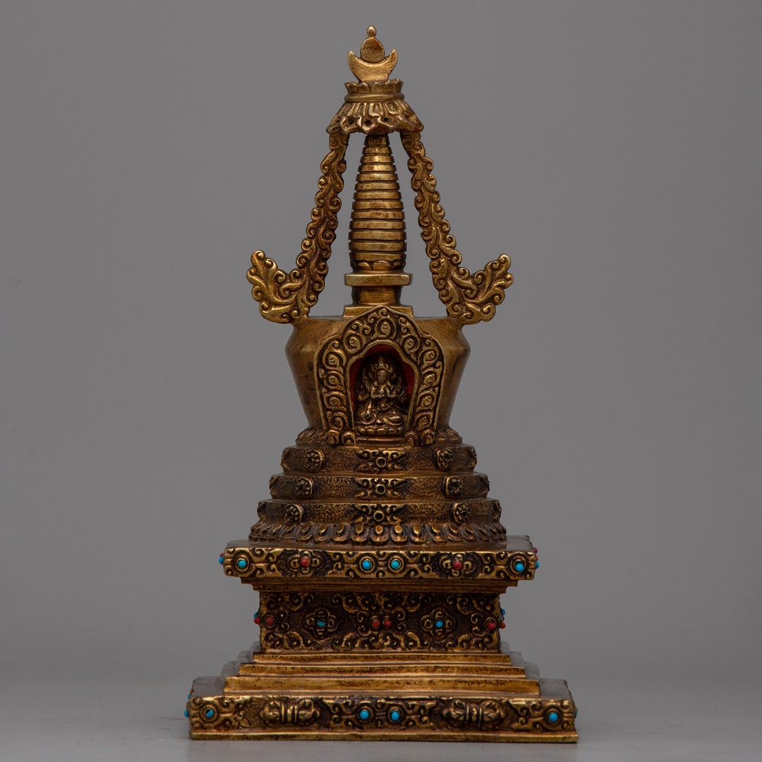 Mystical Gold Stupa: Symbol of Buddhist Teachings and Serenity | Sacred ...