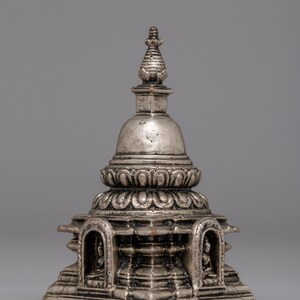 Stunningly Decorative Copper Chaitya Stupa | Sacred Symbol of ...