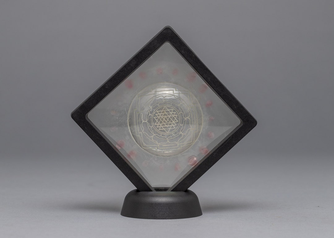 Floating Mandala Display Case Stand | Floating Plastic Frame | Gift for ...