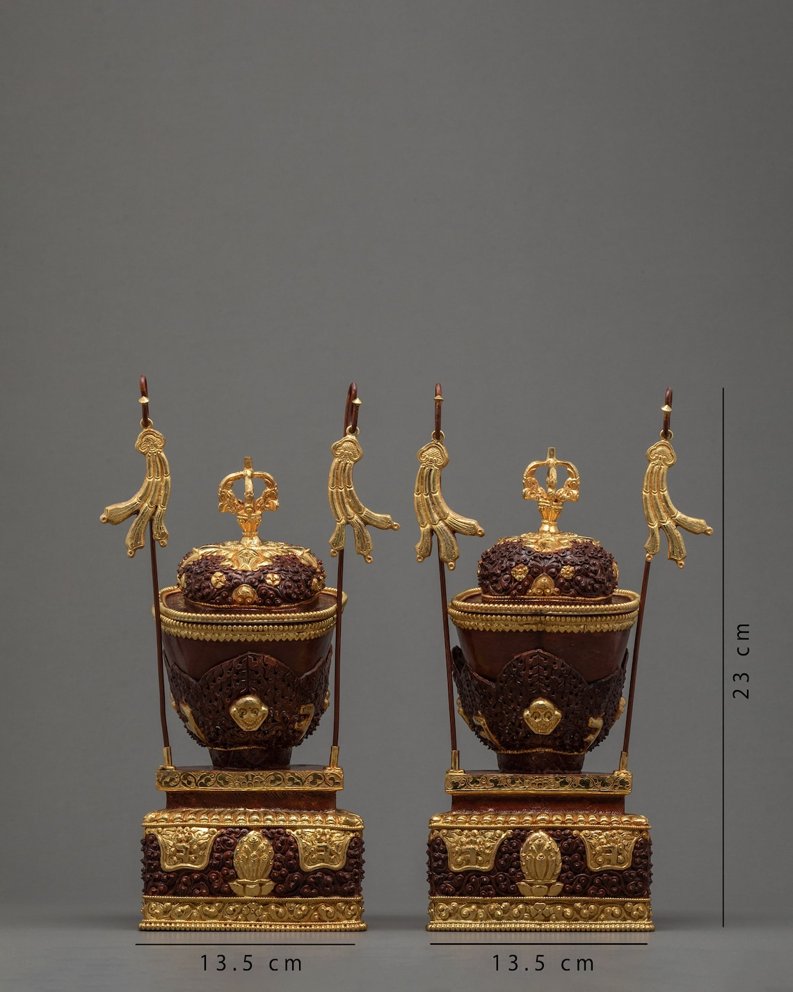 Ritual Kapala Set Buddhist Skull Offering Finely | Etsy