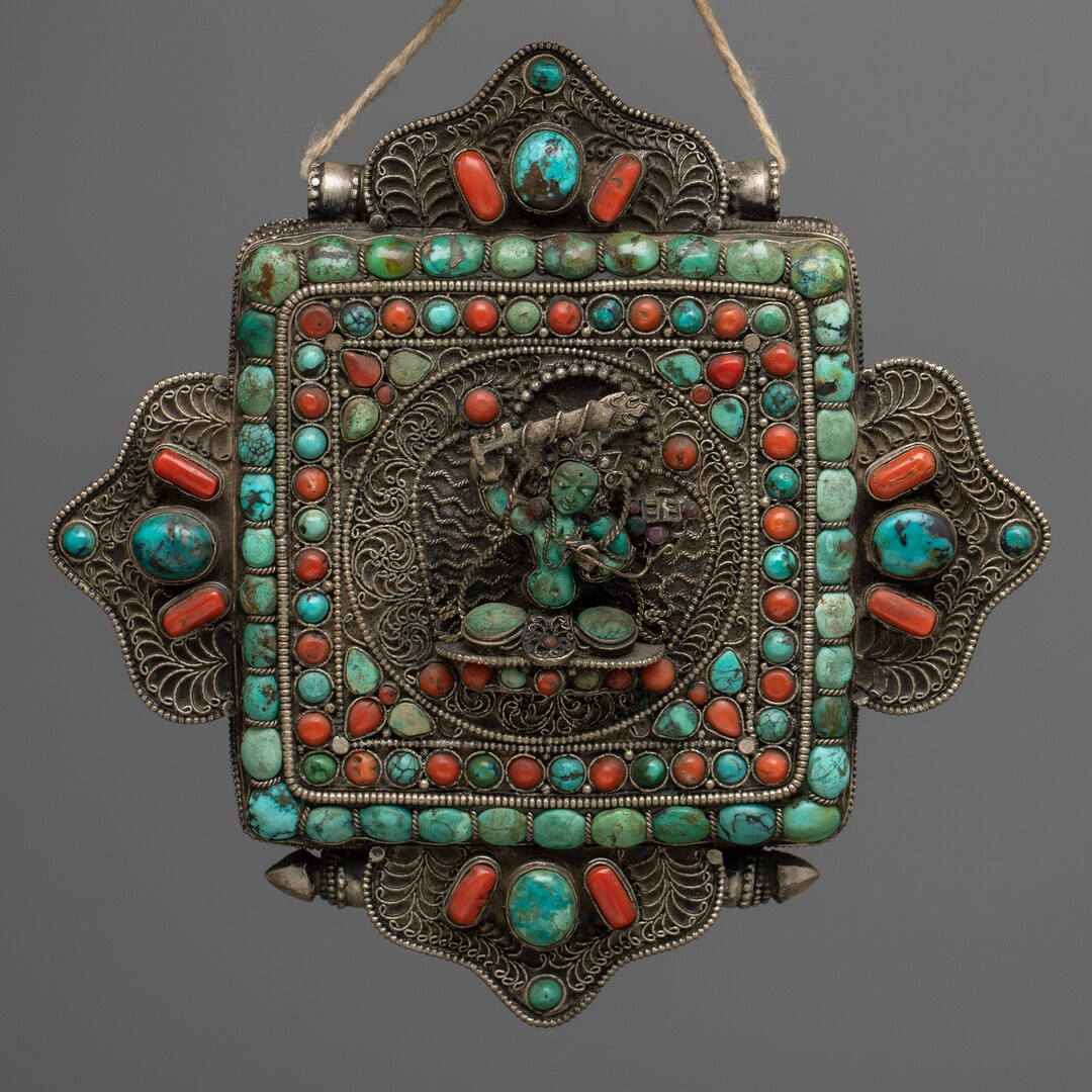 Manjushri Prayer Box | Sacred Shrine Container for Travel, Meditation ...