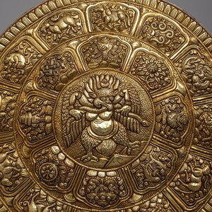 Garuda Metal Thangka : Stunning Hindu Wall Hanging for Spiritual ...