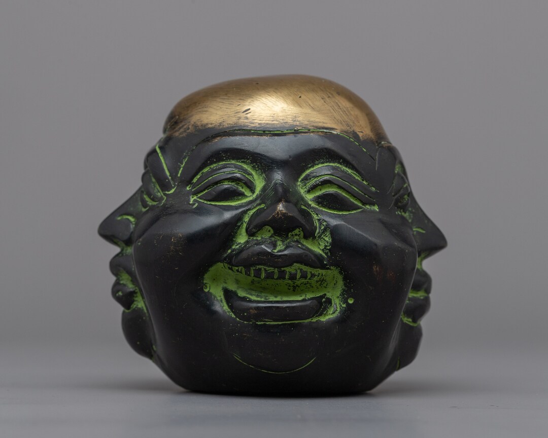 Four Emotion Buddha Face | Head Statue | Four Pleasure, Anger, Sorrow ...