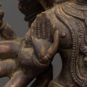 Brass Hanuman Figurine | Hand-crafted Hindu Monkey God Idol | Altar ...