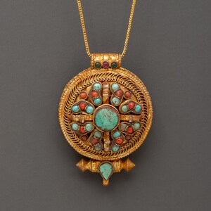 Ghau Box Locket With Buddhist Deity | A Sacred Symbol of Spirituality ...