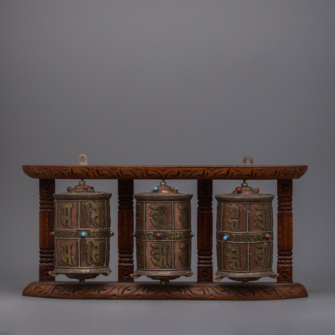 Spinning Buddhist Prayer Wheel | Powerful Devotional Tool for ...