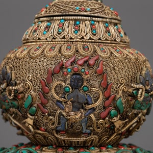 Hand Carved Buddhist Traditional Rice Pot for Home Decor | the Timeless ...