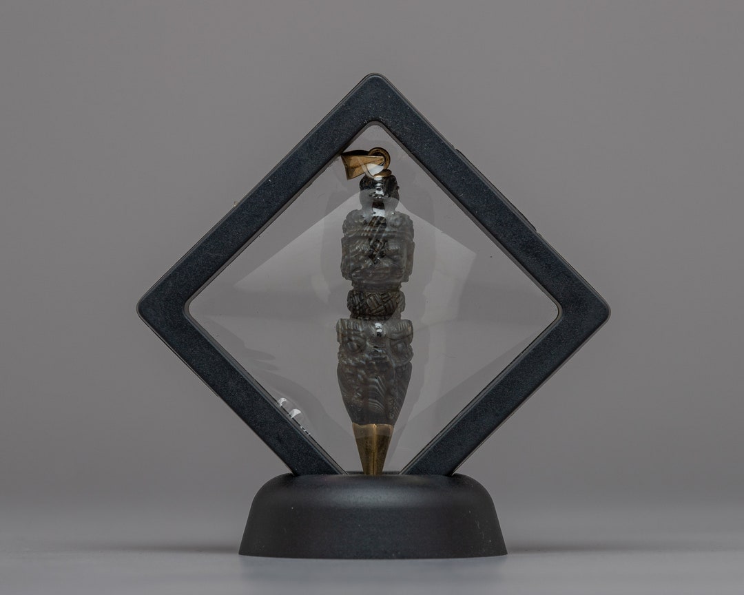 Floating Phurba Amulet Display Case Stand Altar Art Statue Gift for Her ...