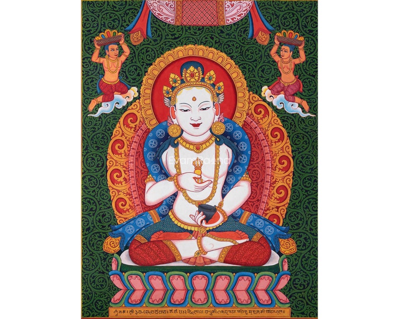 Newari Pauba Art Print for the Practice of Vajrasattva Mantra - Etsy