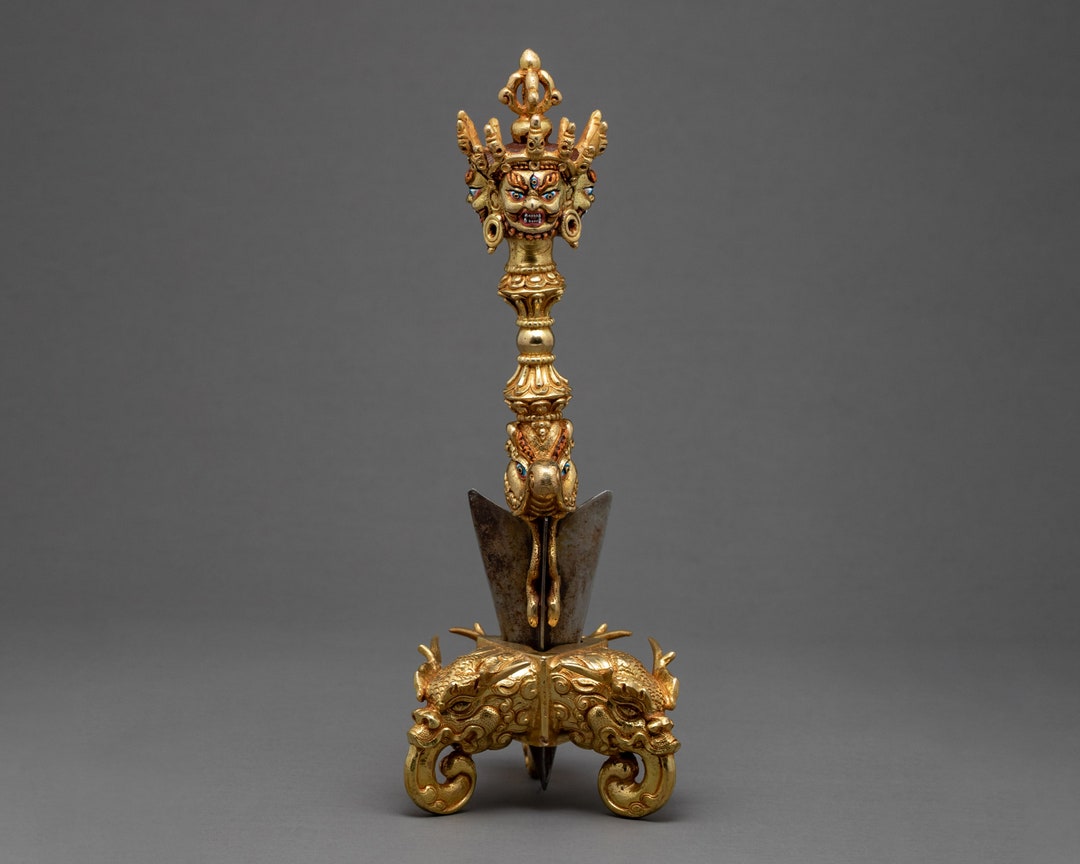 Phurba Ritual Dagger Tibetan Buddhist Handmade Ritual - Etsy