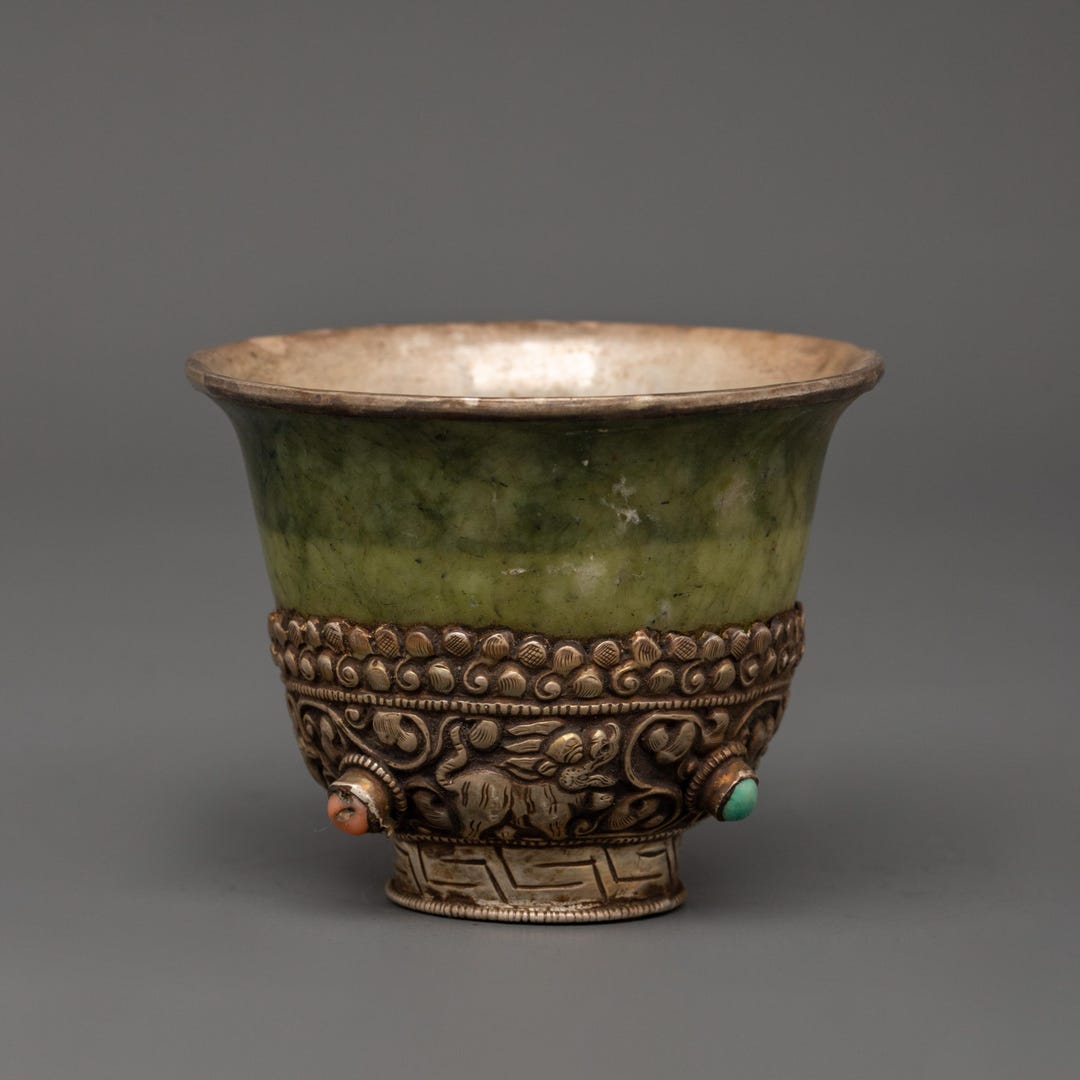 Buddhist Offering Bowl | Ancient Rituals | Traditional Tibetan Artifact ...