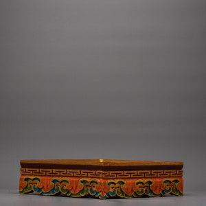 Authentic Tibetan Table: Traditional Decorative | Handcrafted Wooden ...