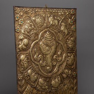 Sankha Metal Wall Hanging Thanka | Sankha Crafted at Center | Metal ...