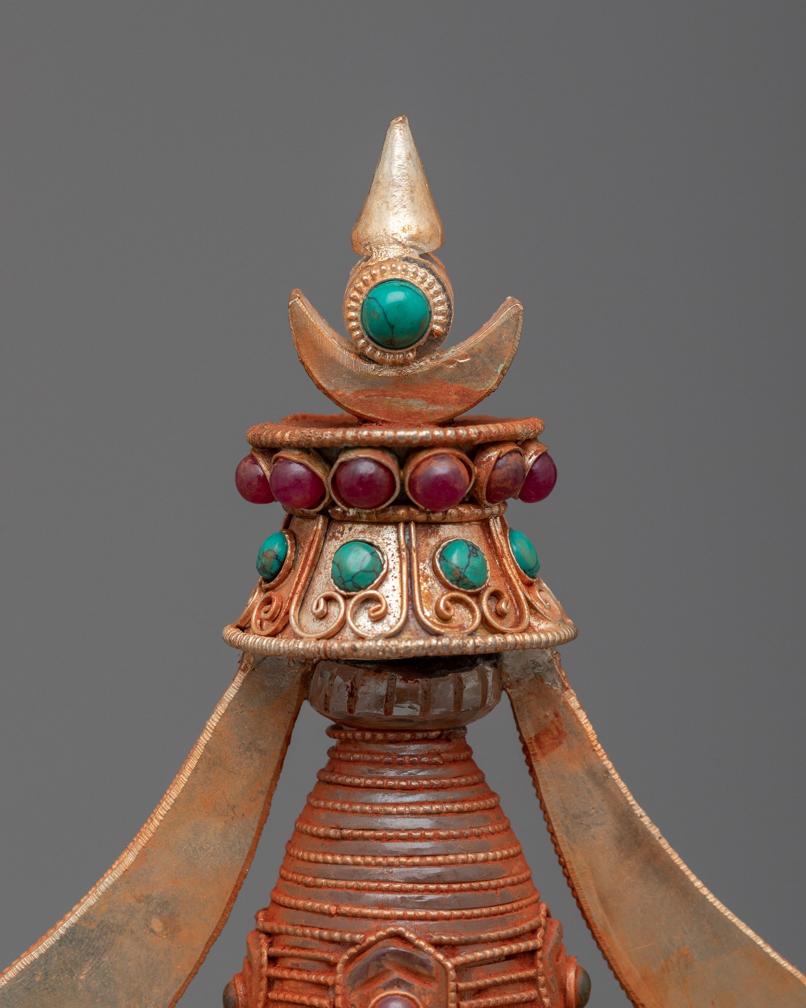 24k Gold Plated Shrine Stupa Symbol of Enlightenment and - Etsy