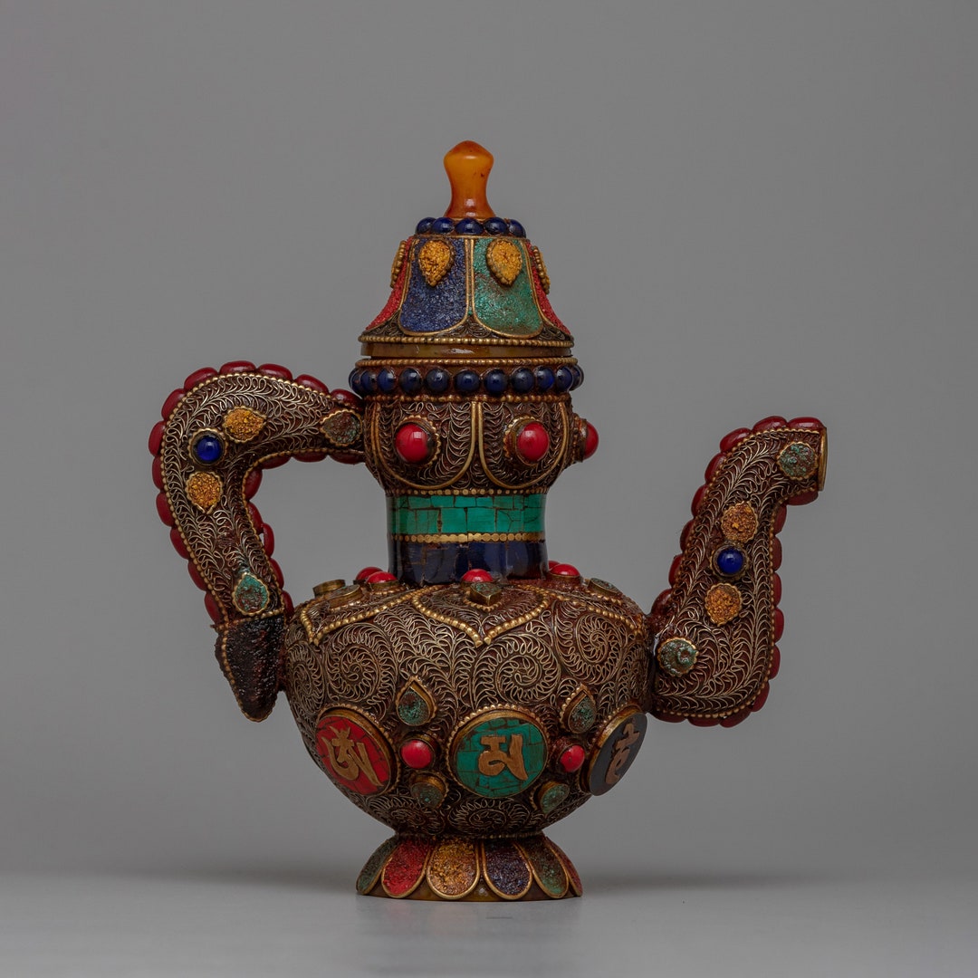 Buddhist Ritualistic Vessel for Mindful Tea Moments & Spiritual ...