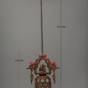 Handcrafted Newari Dalucha Oil Lamp | Traditional Oxidized Copper ...
