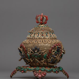 Hand Carved Buddhist Traditional Rice Pot for Home Decor | the Timeless ...